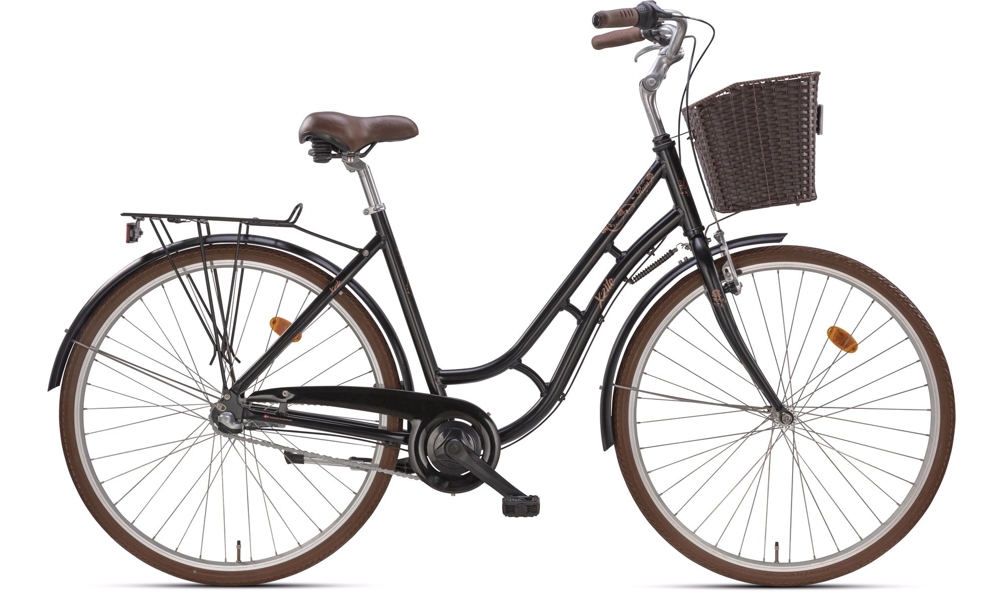 Damesykkel 28" Retro Rosa 3gir Svart 51 – RX Sport